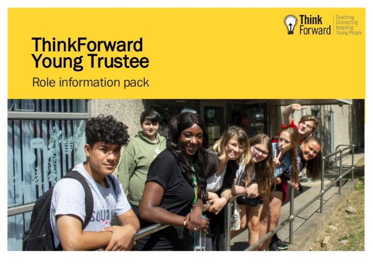 Young Trustee Role Recruitment Pack 2025 | ThinkForward